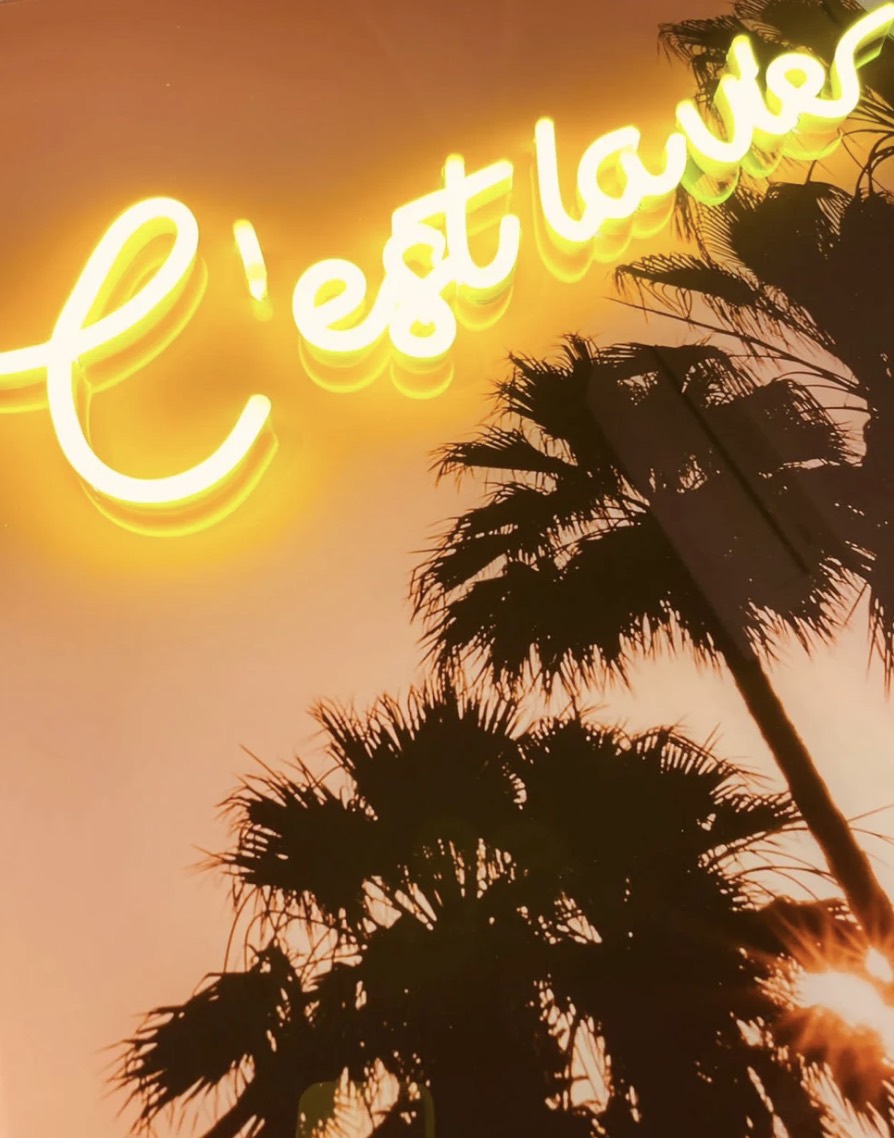 Neon Light Poster – Vertical Design dxb