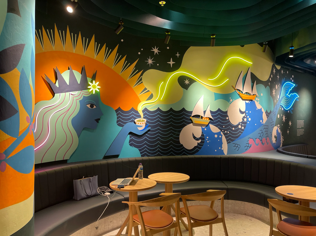 Custom Neon and LED light – Vertical Design dxb