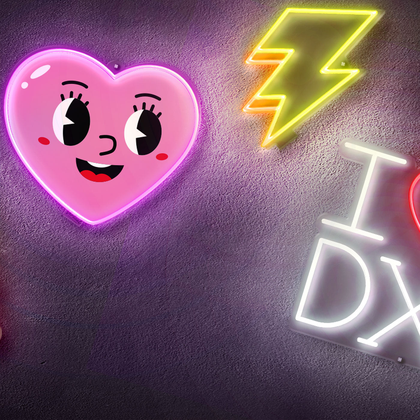 Custom Neon and LED light – Vertical Design dxb