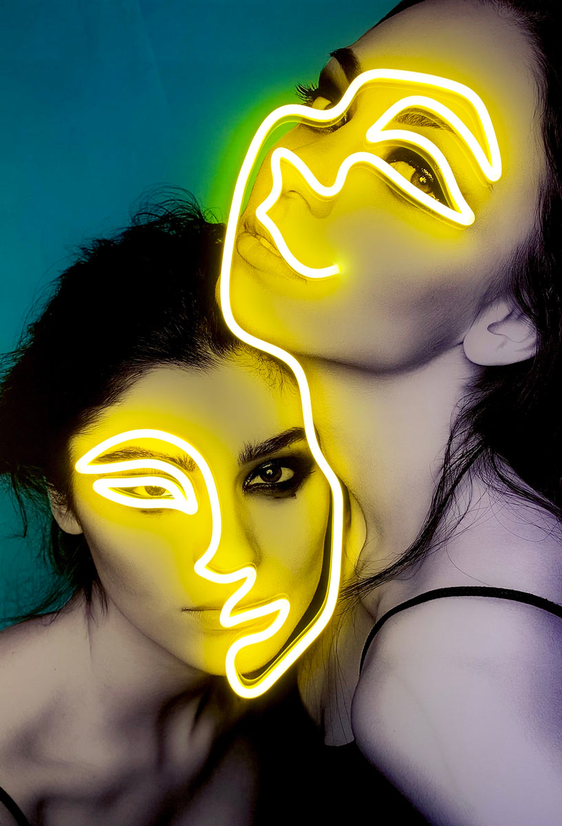 Duo | LED and NEON Lights – Vertical Design dxb