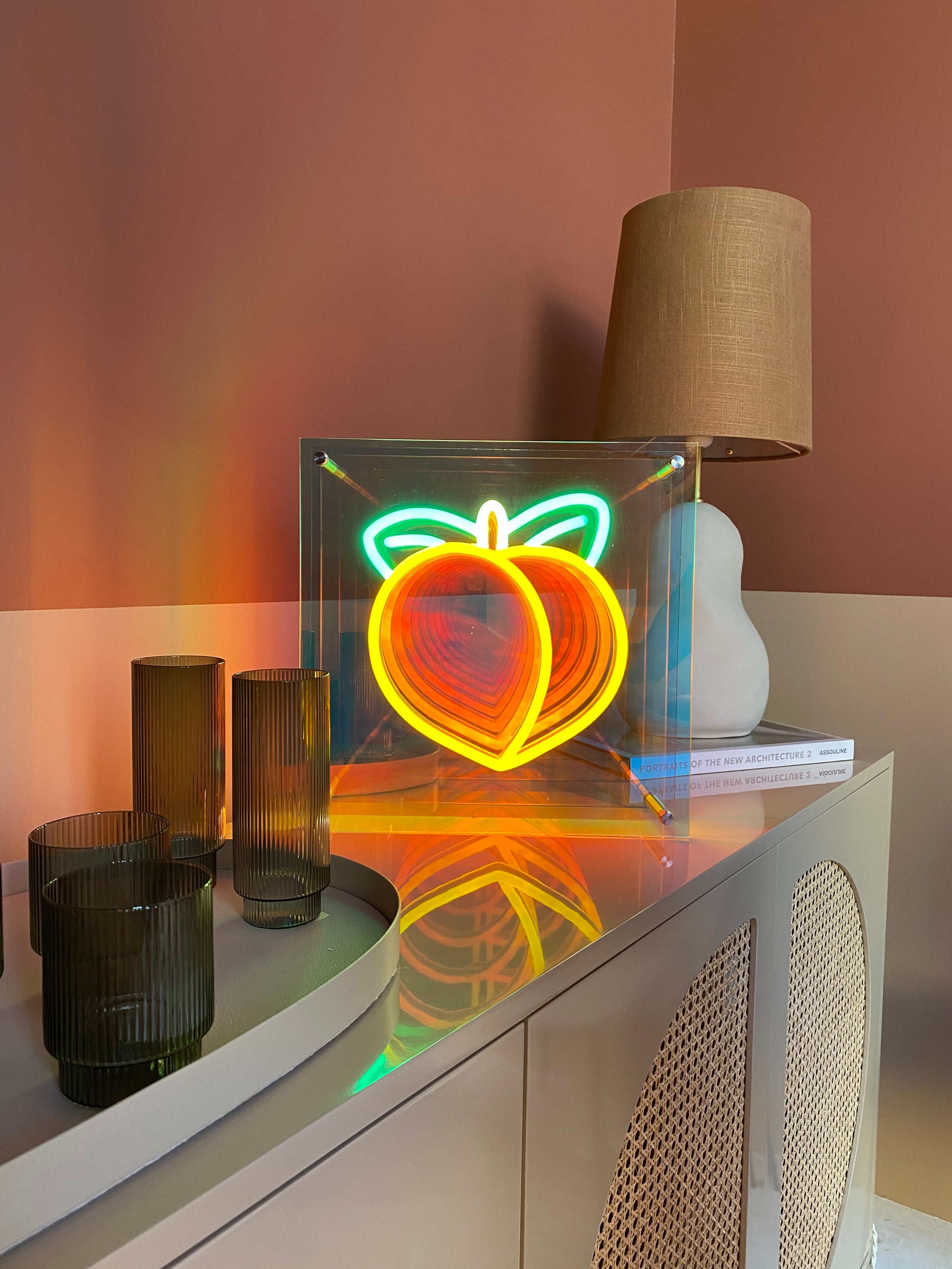 Custom Neon and LED light – Vertical Design dxb